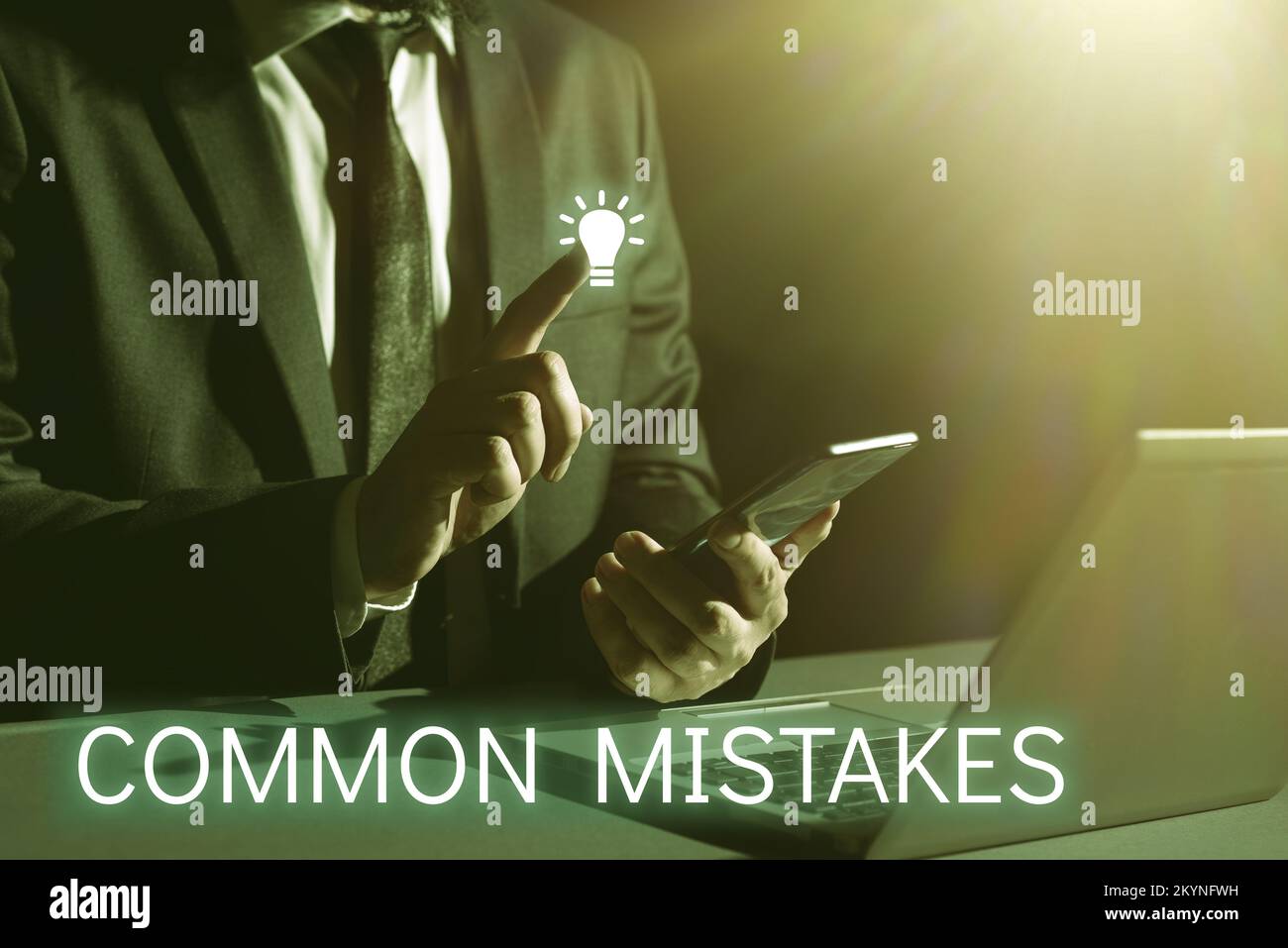 Hand writing sign Common Mistakes. Conceptual photo actions that are ...