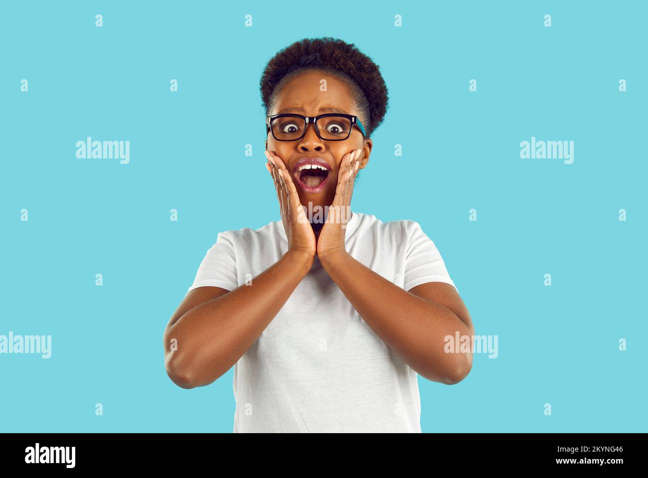 Horrified face hi-res stock photography and images - Alamy