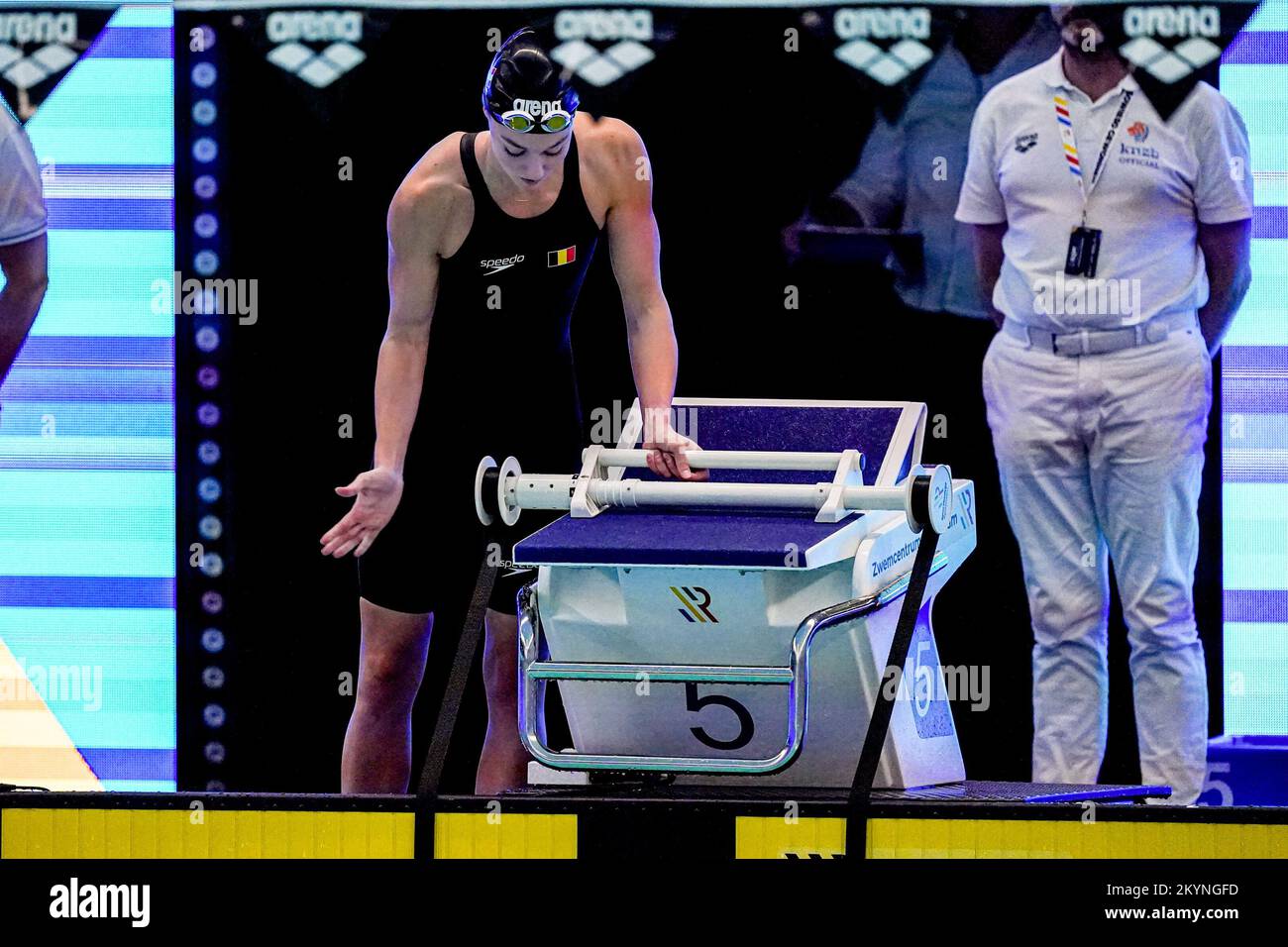 ROTTERDAM, NETHERLANDS - DECEMBER 1: Tessa Vermeulen competing in the ...