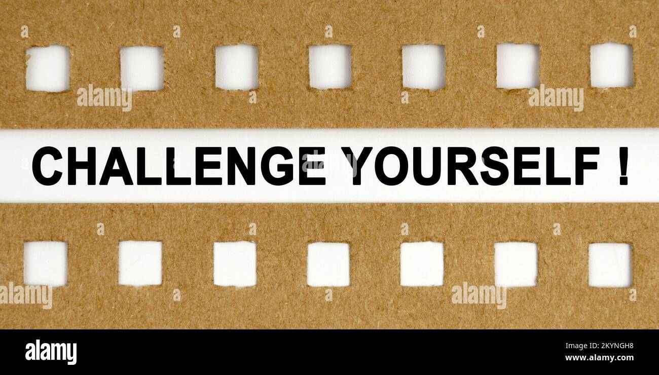 Business and economy concept. Between the sheets with holes on a white ...