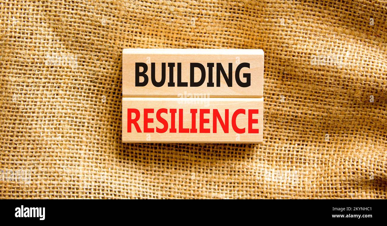Building resilience symbol. Concept word Building resilience typed on ...