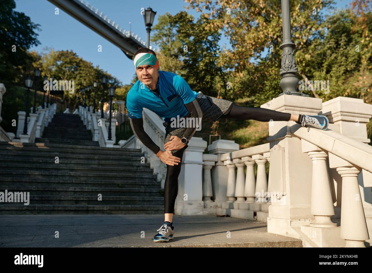 Man running up stairs hi-res stock photography and images - Alamy