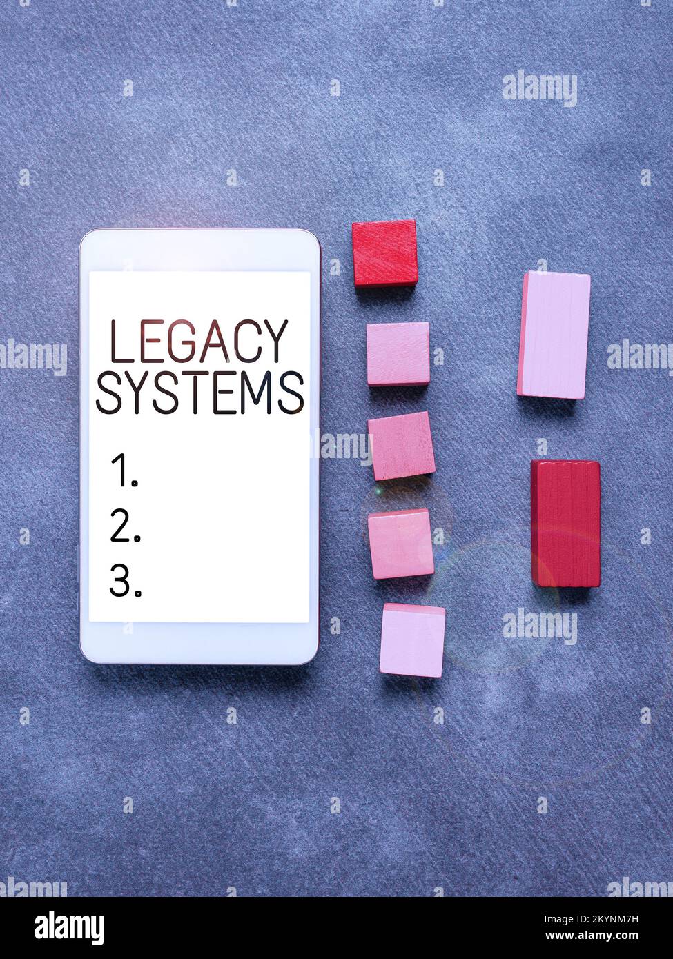 Conceptual caption Legacy Systems. Word for old method technology computer system or application ...