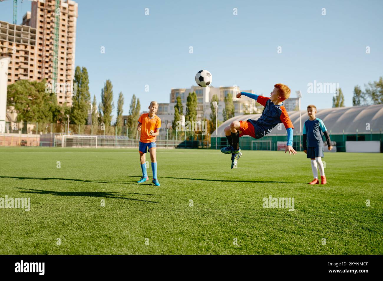 Junior football club player hi-res stock photography and images - Alamy