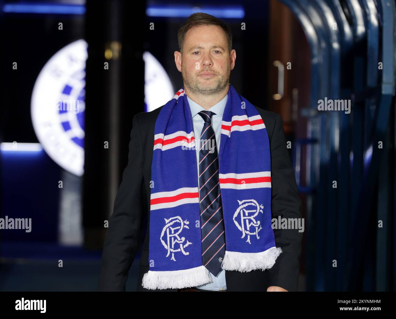 Newly appointed Rangers manager Michael Beale during a press conference ...