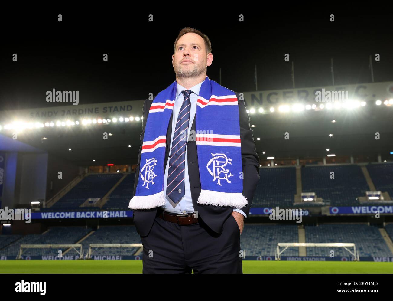 Newly appointed Rangers manager Michael Beale during a press conference ...