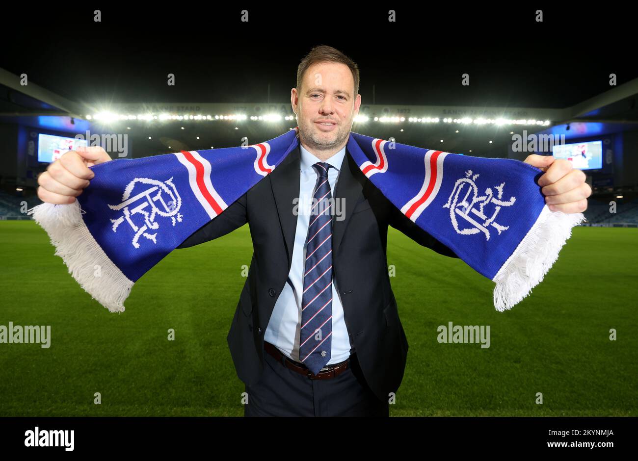 Newly appointed Rangers manager Michael Beale during a press conference ...