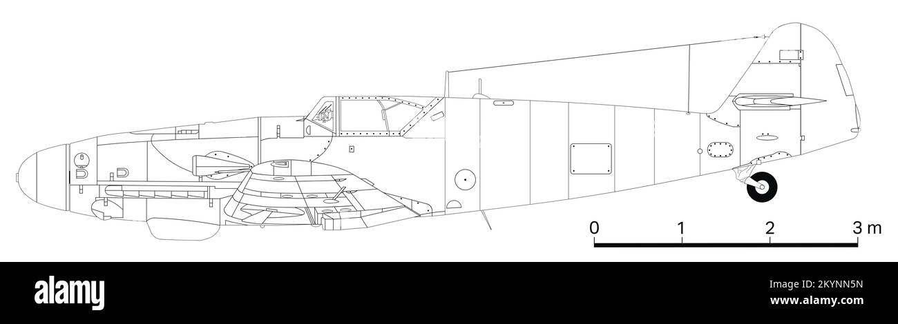 Messerschmitt Bf 109G Stock Photo - Alamy