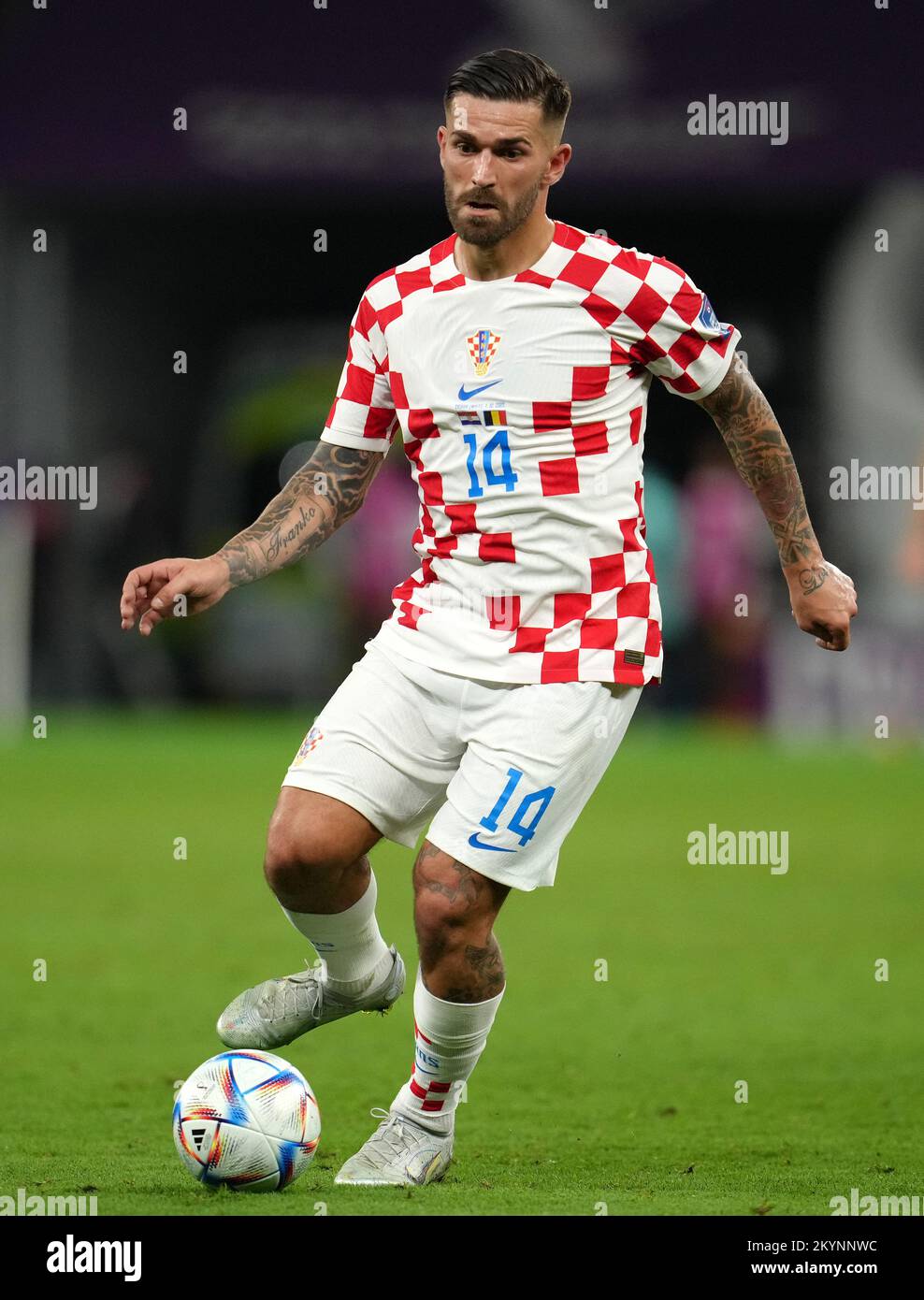 Croatia's Marko Livaja during the FIFA World Cup Group F match at the ...