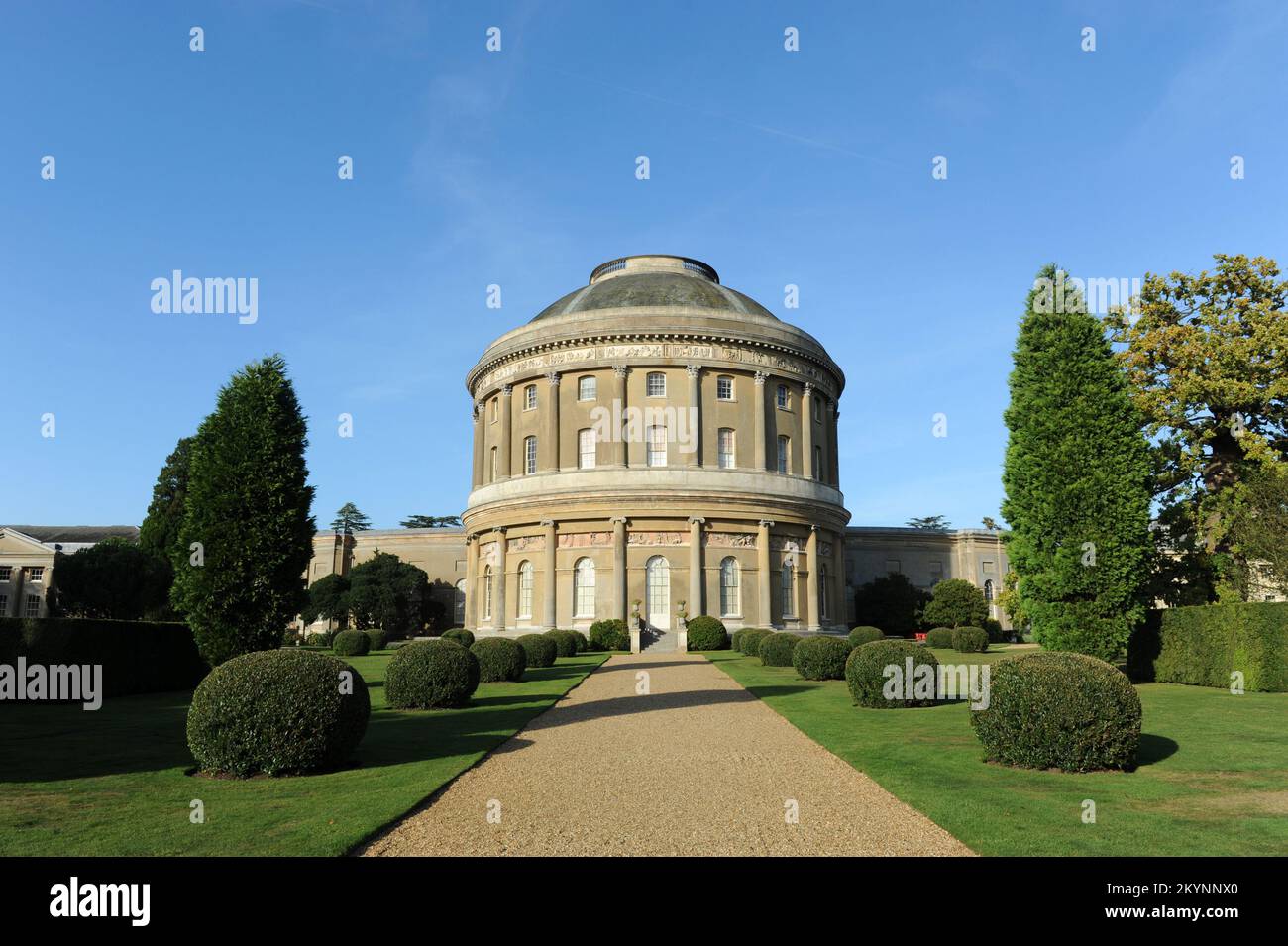 The Rotunda at Ickworth House, Horringer, Bury St Edmunds England Uk ...