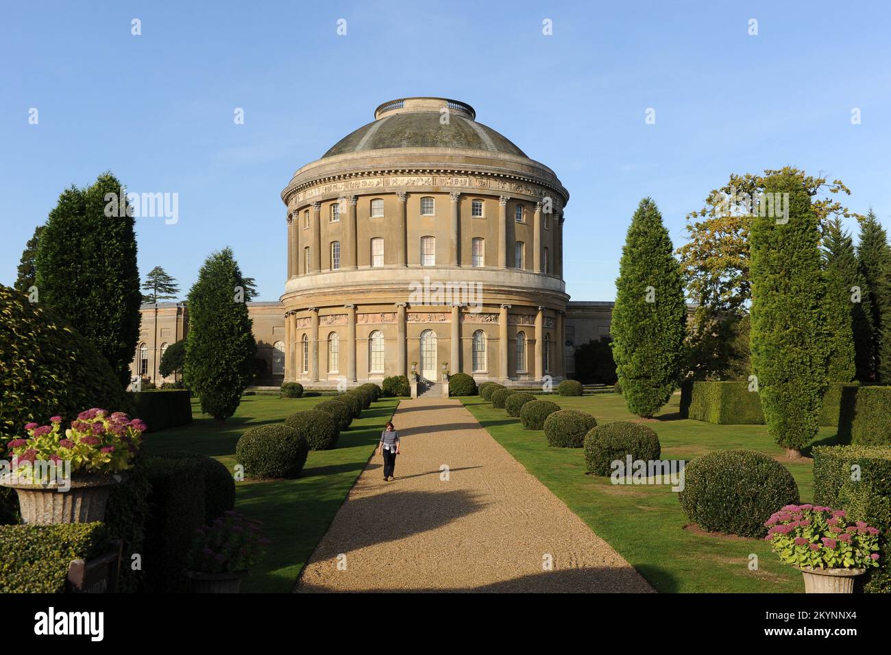 The Rotunda at Ickworth House, Horringer, Bury St Edmunds England Uk ...
