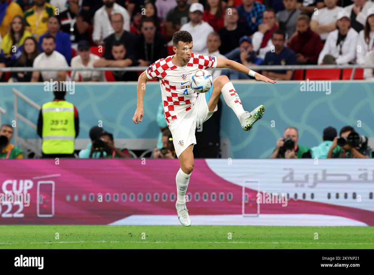 DOHA, QATAR - DECEMBER 01: Ivan Perisic of Croatia during the FIFA ...