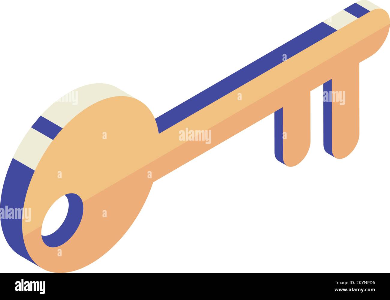 key isometric icon Stock Vector Image & Art - Alamy