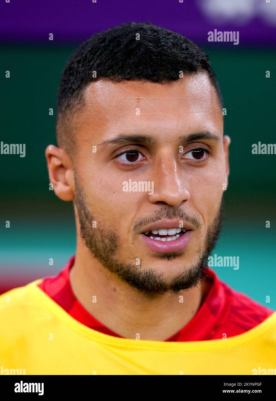 Morocco's Selim Amallah ahead of the FIFA World Cup Group F match at ...
