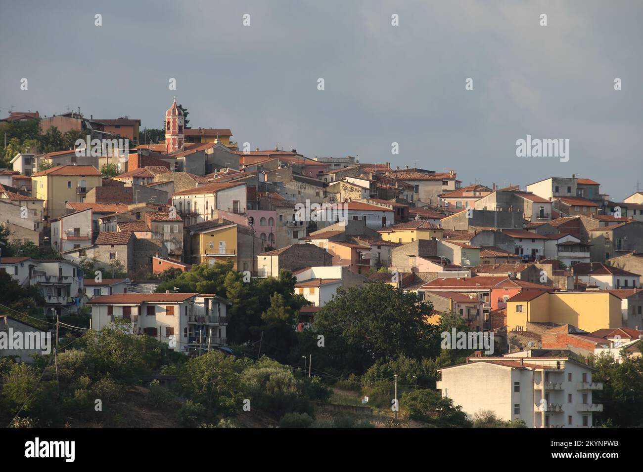 Santa Maria del Cedro, Italy - August 6, 2022: The village of Santa ...