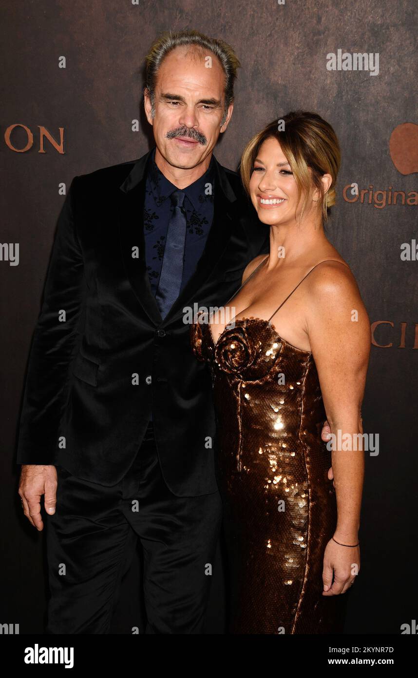 LOS ANGELES, CALIFORNIA - NOVEMBER 30: Steven Ogg and guest attend ...