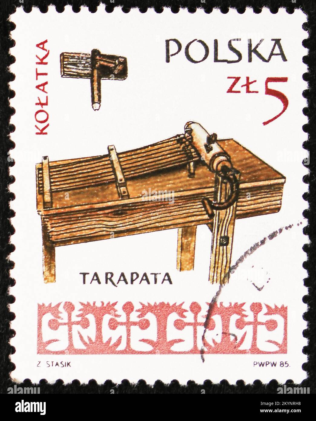 MOSCOW, RUSSIA - OCTOBER 29, 2022: Postage stamp printed in Poland ...