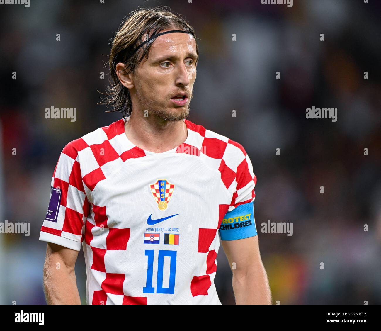 Luka Modric of Croatia during the FIFA World Cup Qatar 2022 Group F ...