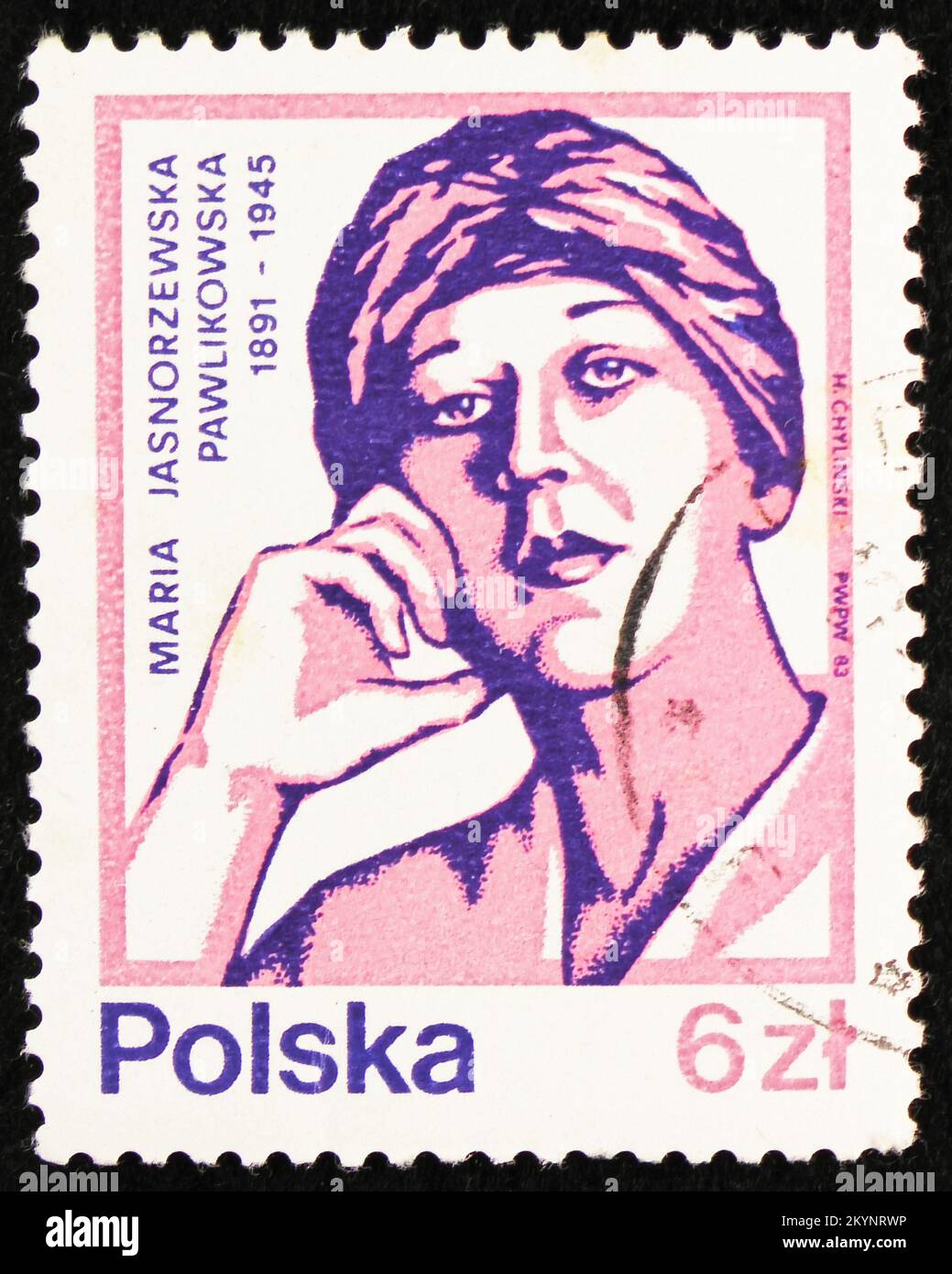 MOSCOW, RUSSIA - OCTOBER 29, 2022: Postage stamp printed in Poland ...