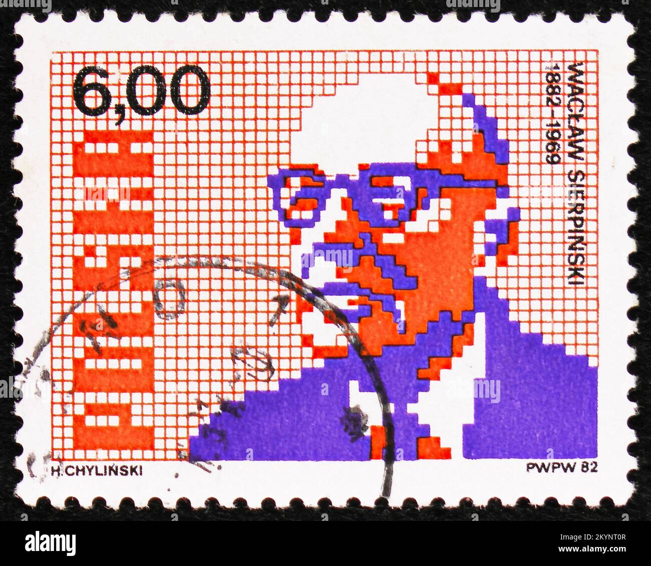 MOSCOW, RUSSIA - OCTOBER 29, 2022: Postage stamp printed in Poland ...