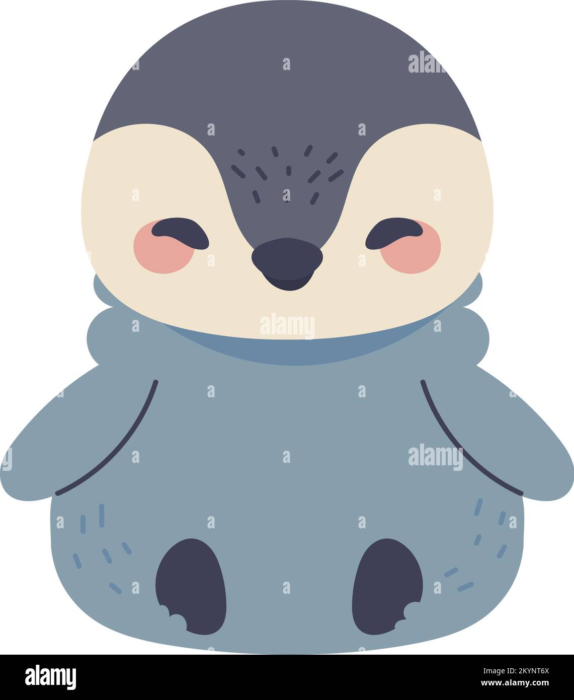 Cute Penguin Drawing