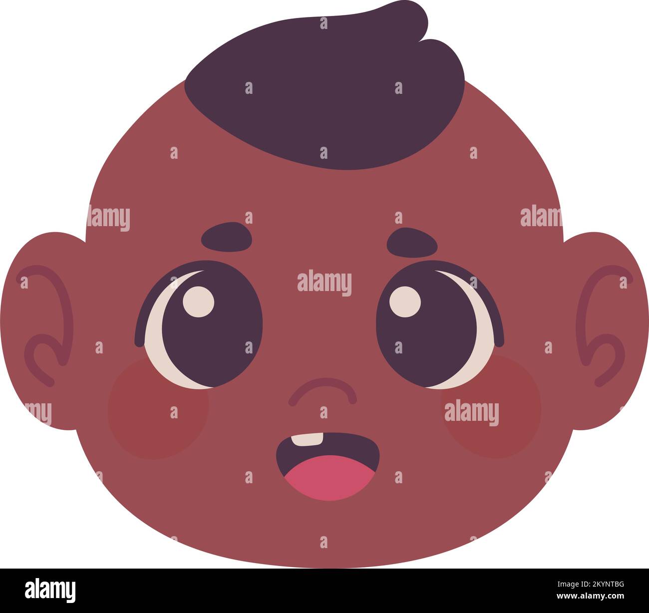 baby boy face Stock Vector Image & Art - Alamy