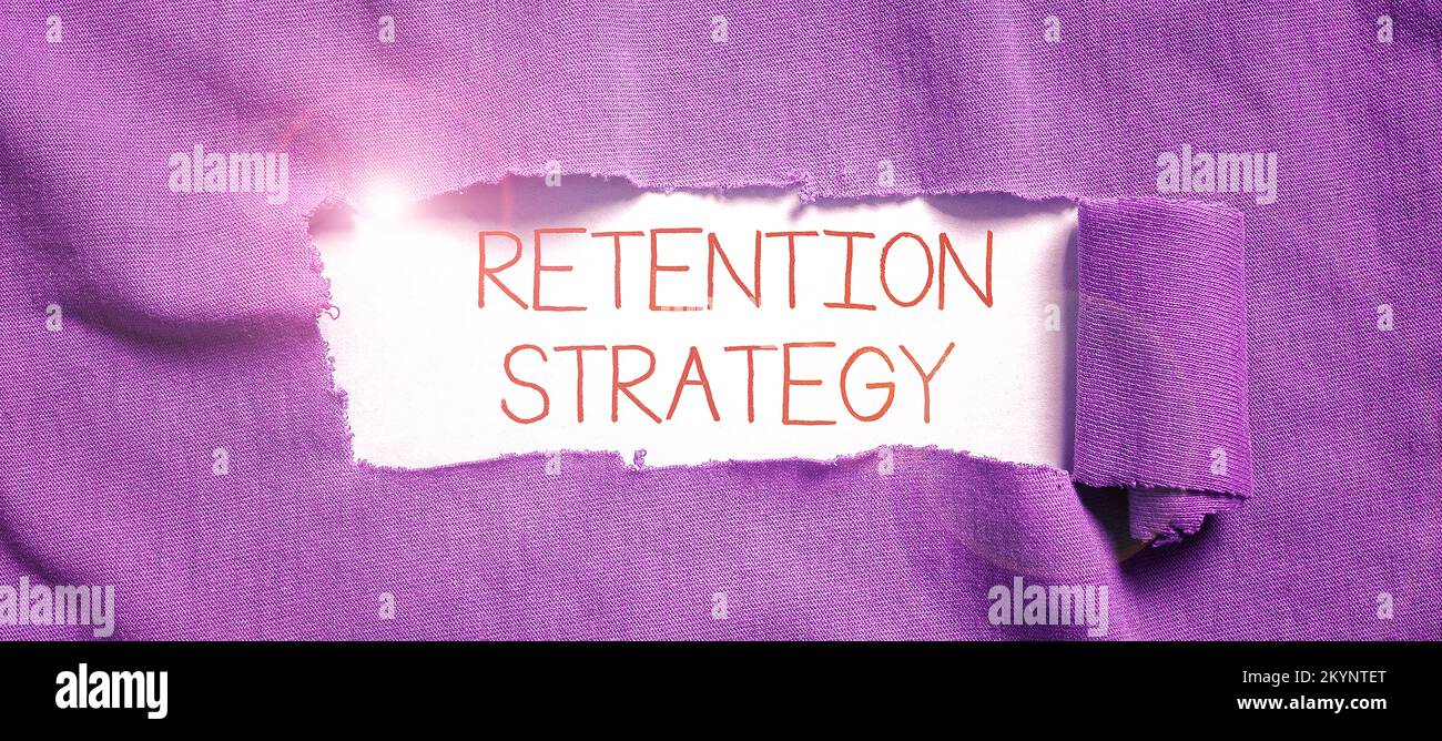 Text caption presenting Retention Strategy. Conceptual photo activities ... Text caption presenting Retention Strategy. Conceptual photo activities ...