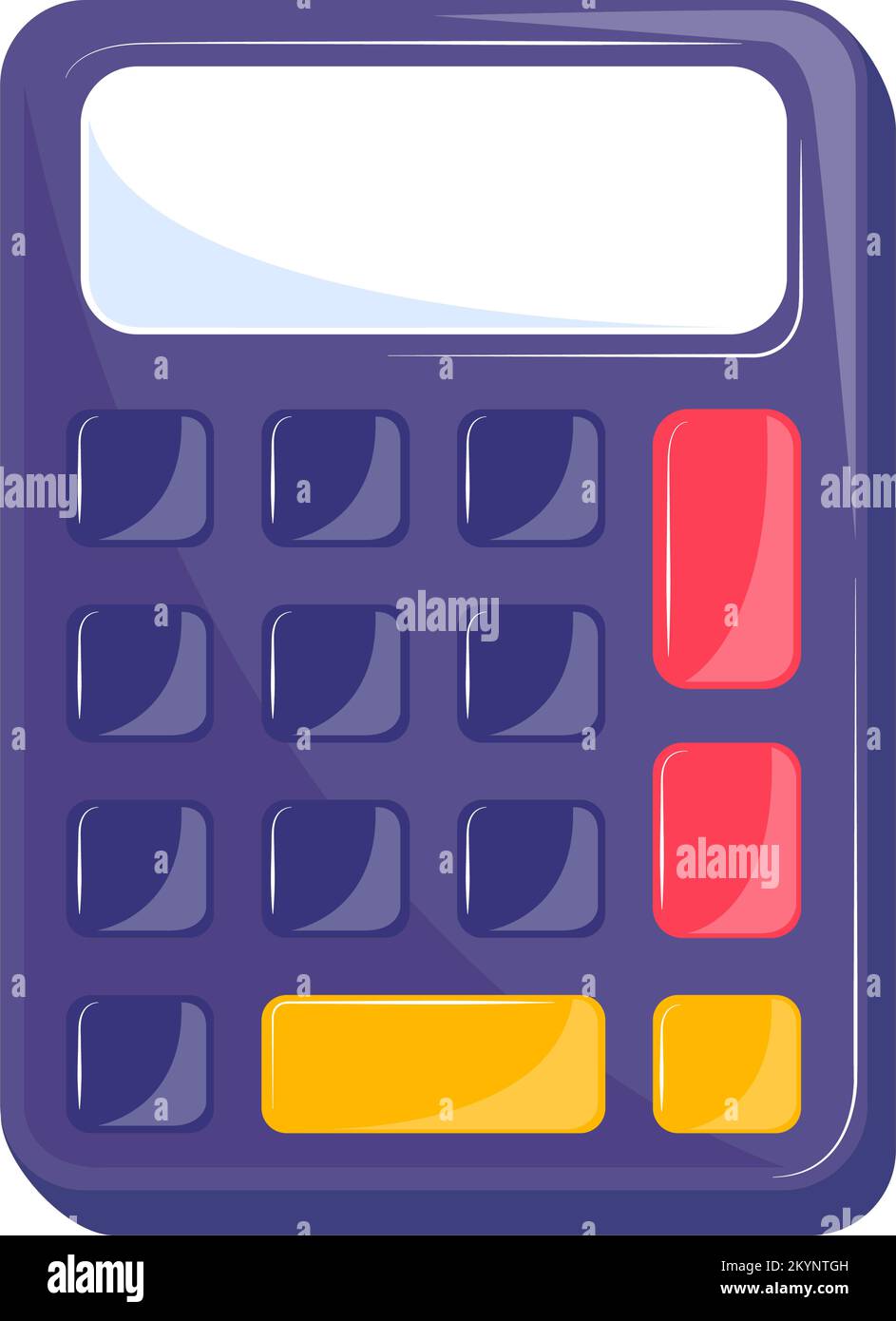 calculator cartoon icon Stock Vector Image & Art - Alamy