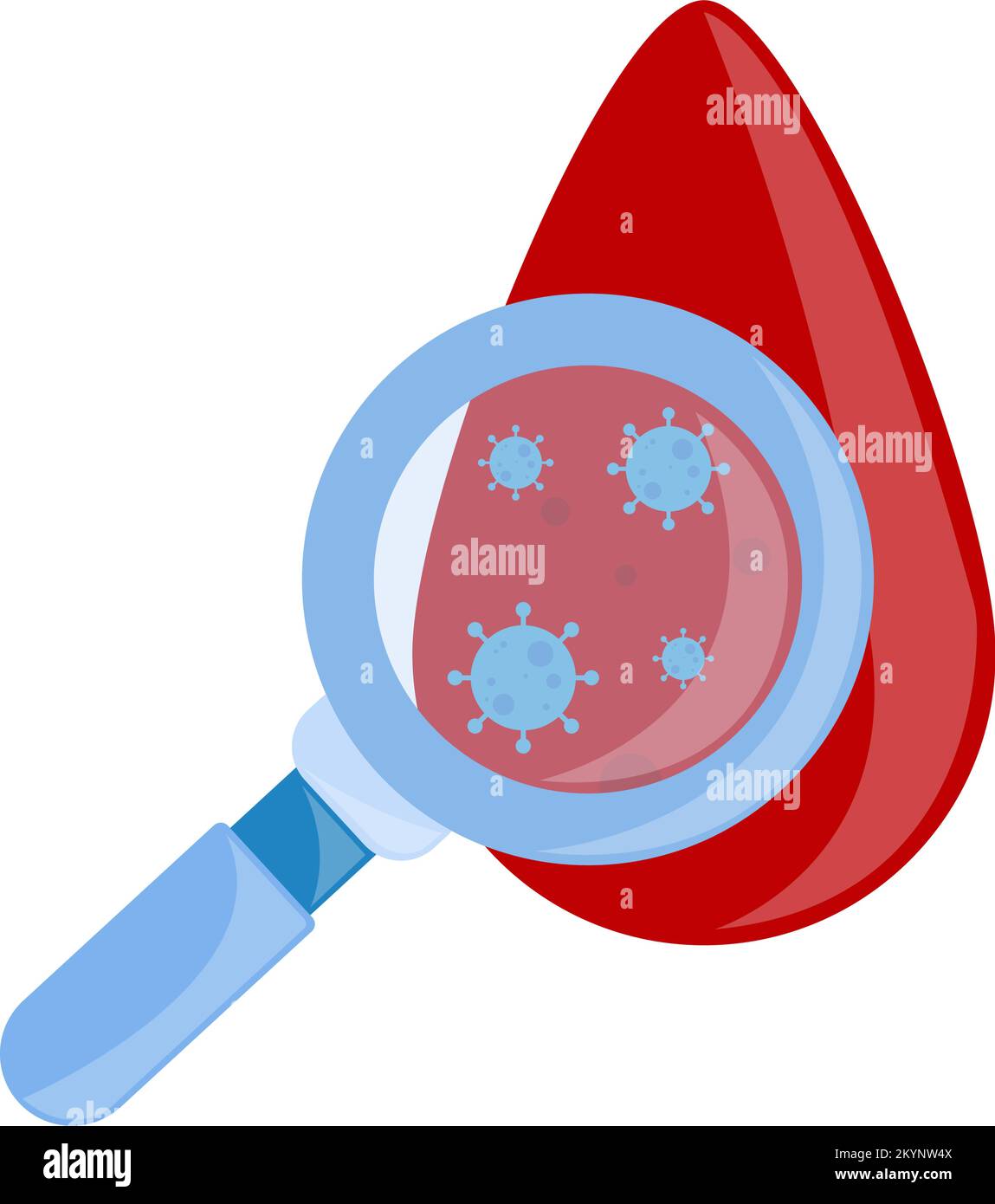 AIDS virus blood Stock Vector Image & Art - Alamy