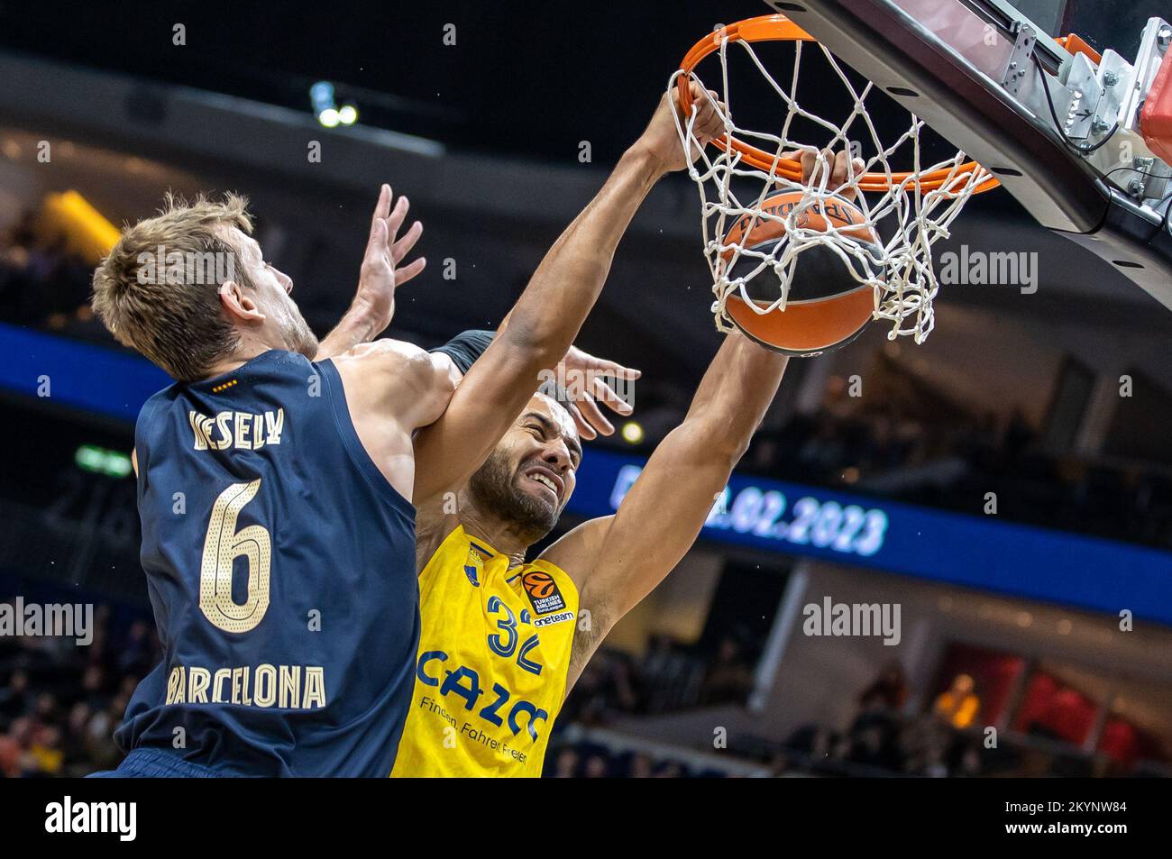 Berlin, Germany. 01st Dec, 2022. Basketball: Euroleague, Alba Berlin ...