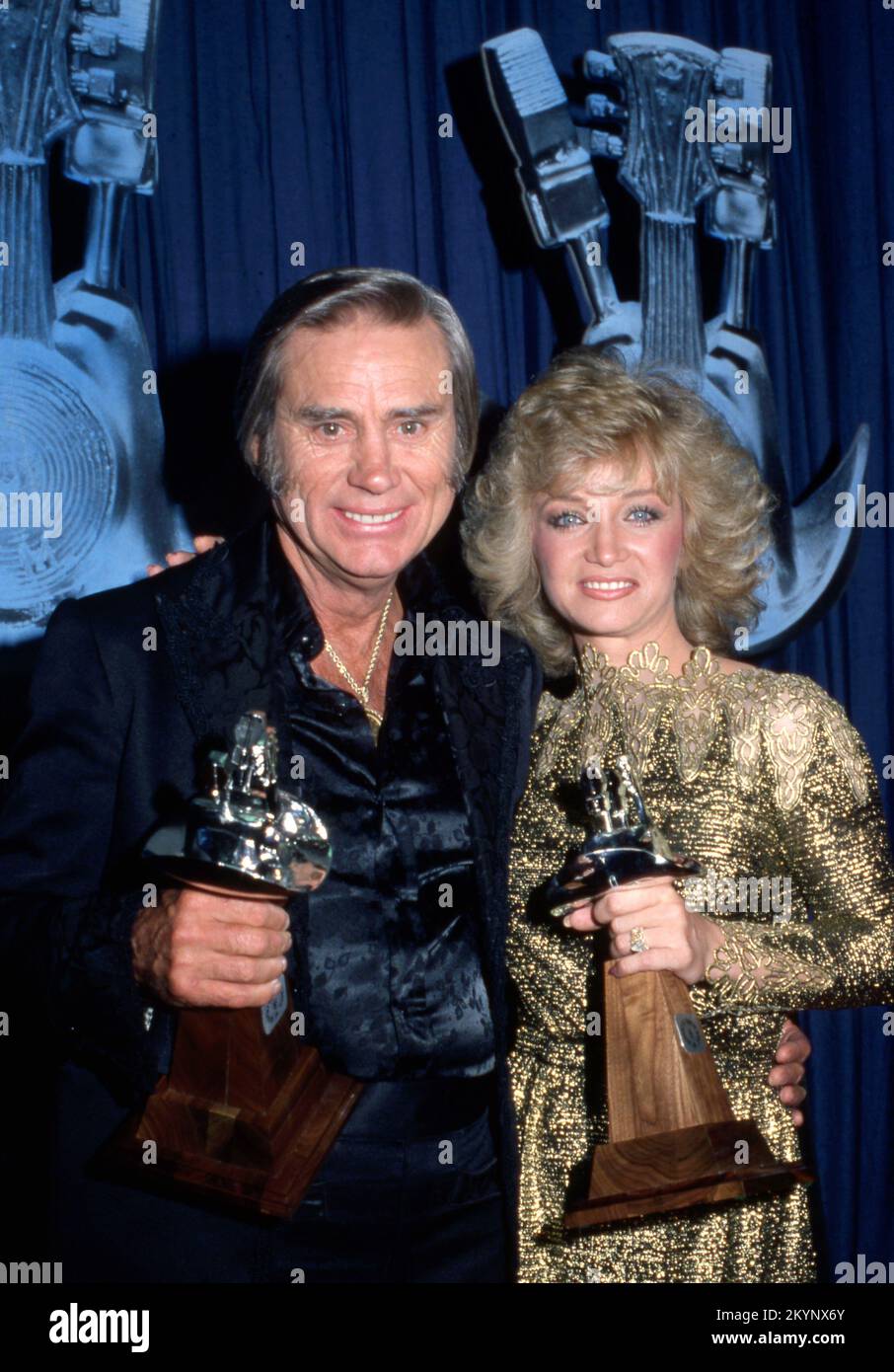 George Jones and Barbara Mandrell at the 1981 Academy of Country Music ...