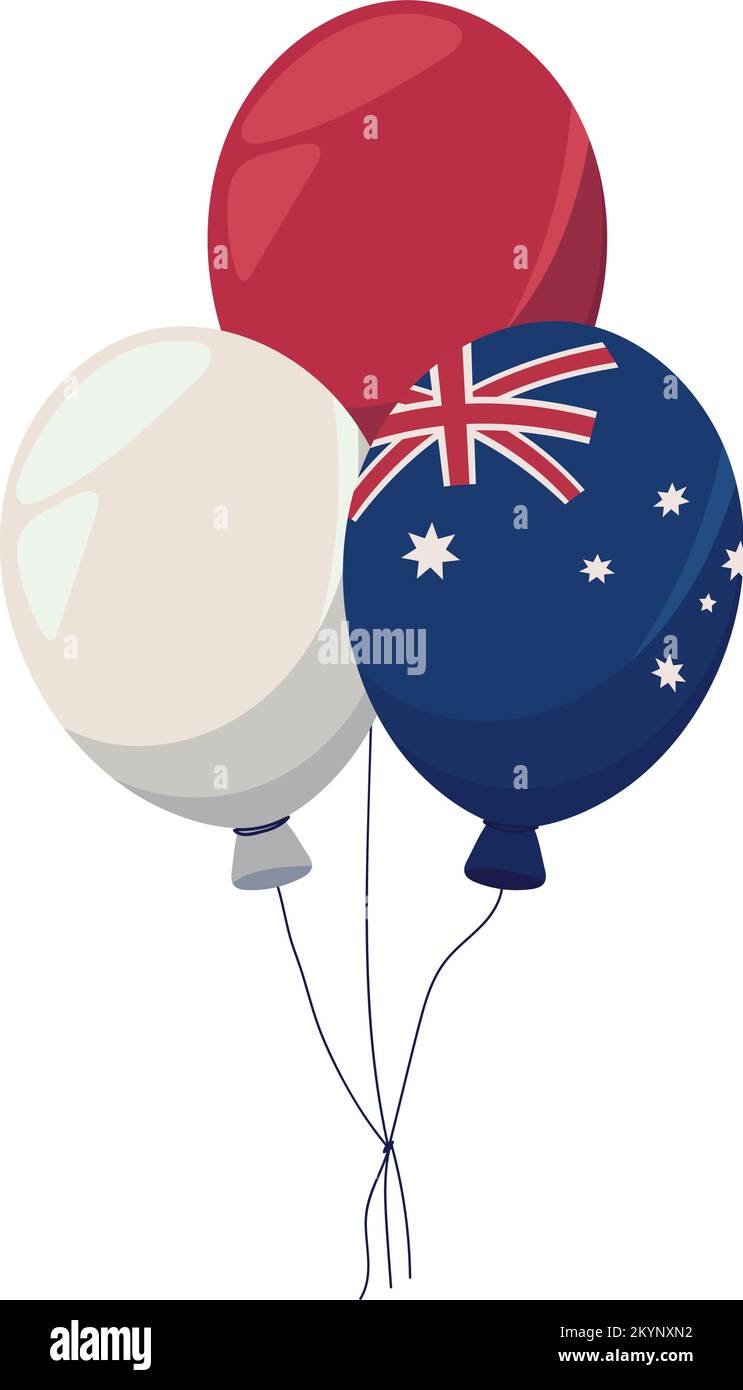 australia day balloons Stock Vector Image & Art - Alamy