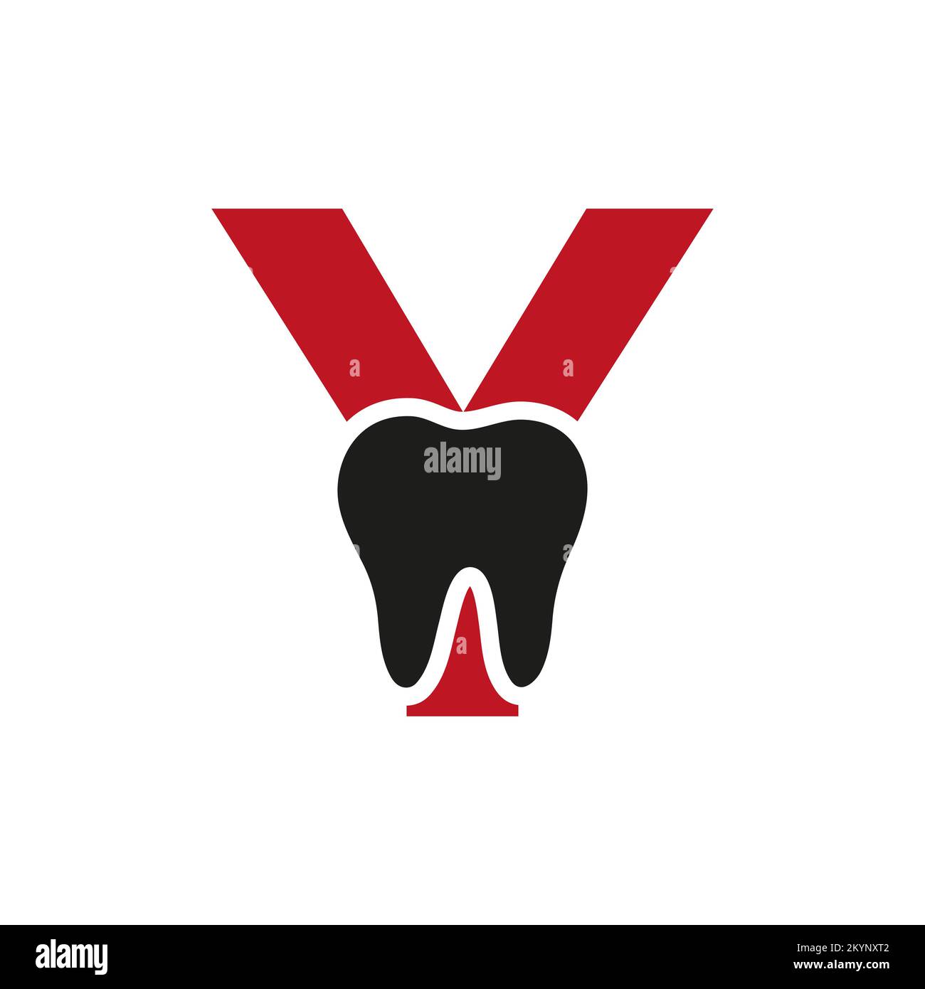 Letter Y Dental Logo Concept With Teeth Symbol Vector Template Stock ...