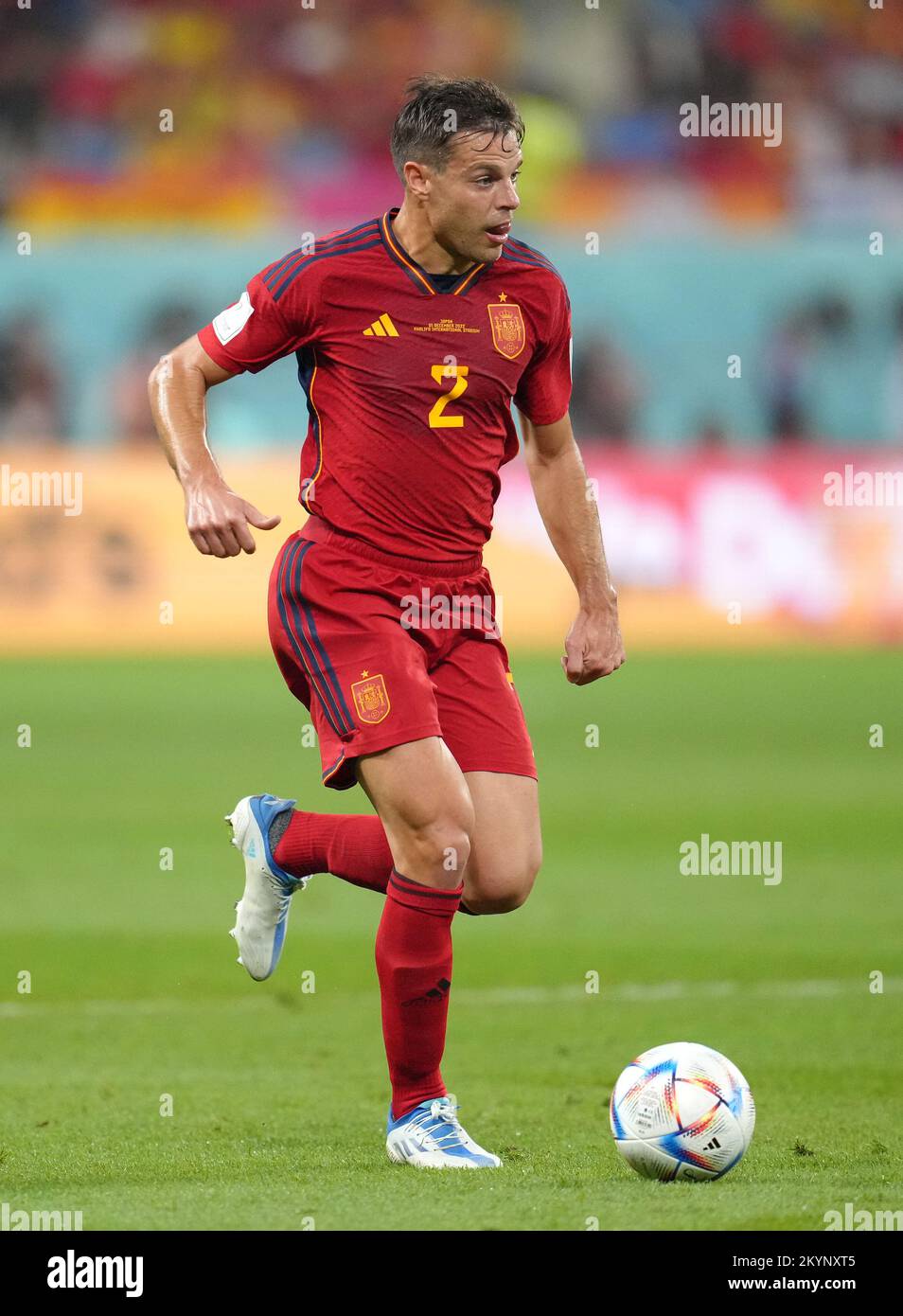 Spain's Cesar Azpilicueta during the FIFA World Cup Group E match at ...