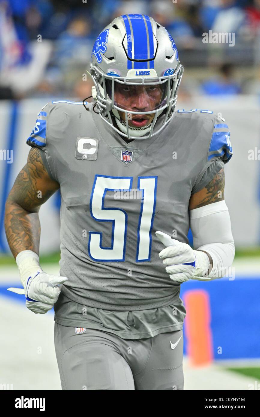 DETROIT, MI - NOVEMBER 24: Detroit Lions Linebacker (51) Josh Woods in ...