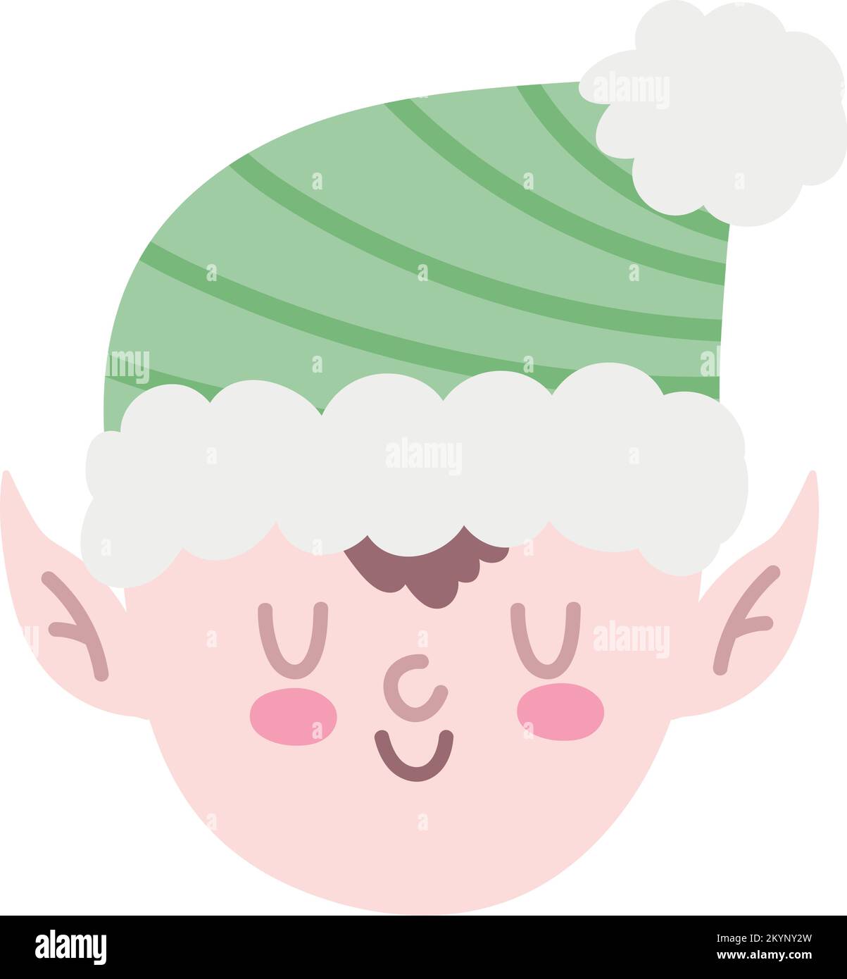 christmas elf cartoon Stock Vector Image & Art - Alamy