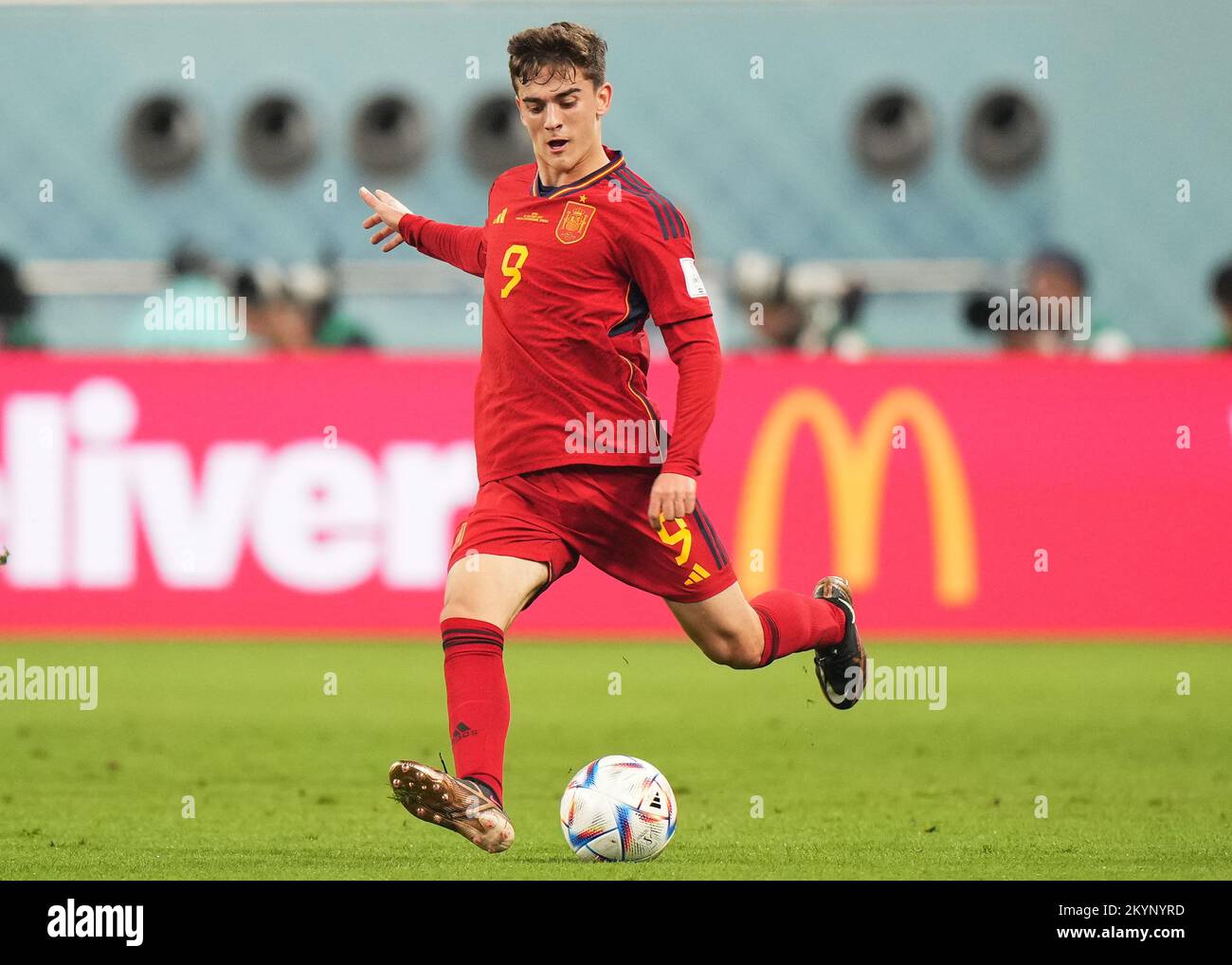 Doha, Qatar, Dec 01, 2022, Pablo Martin Gavi of Spain during the FIFA ...