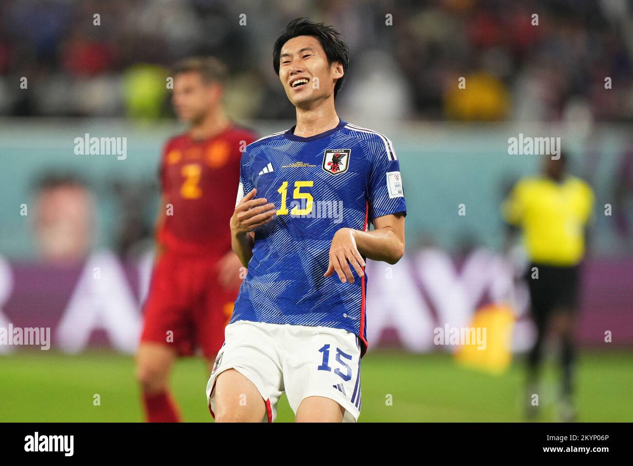 Doha, Qatar, Dec 01, 2022, Daichi Kamada of Japan during the FIFA World ...