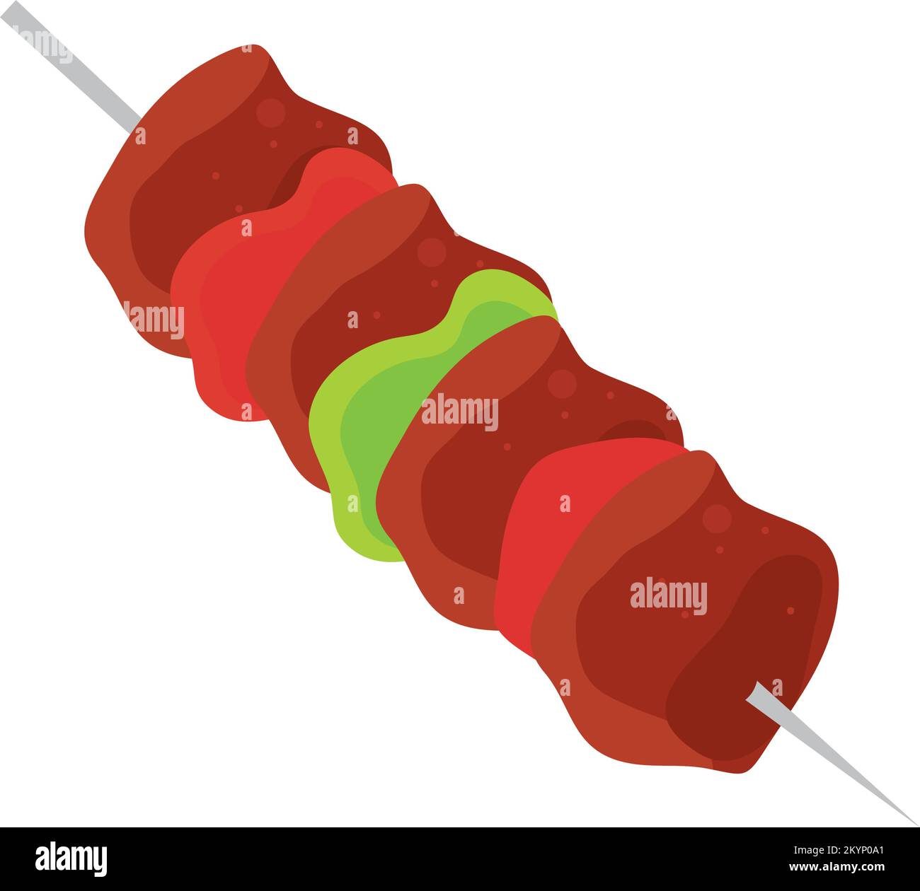 BBQ skewer icon Stock Vector Image & Art - Alamy