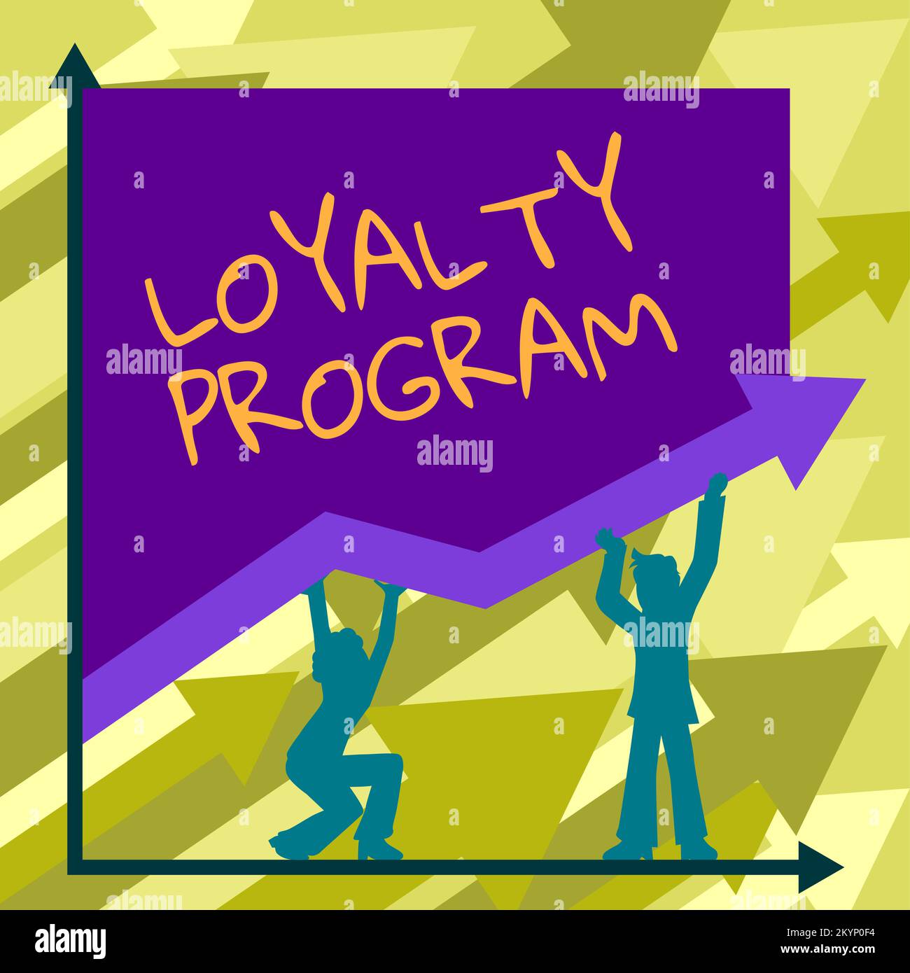 Handwriting text Loyalty Program. Business showcase marketing effort ...