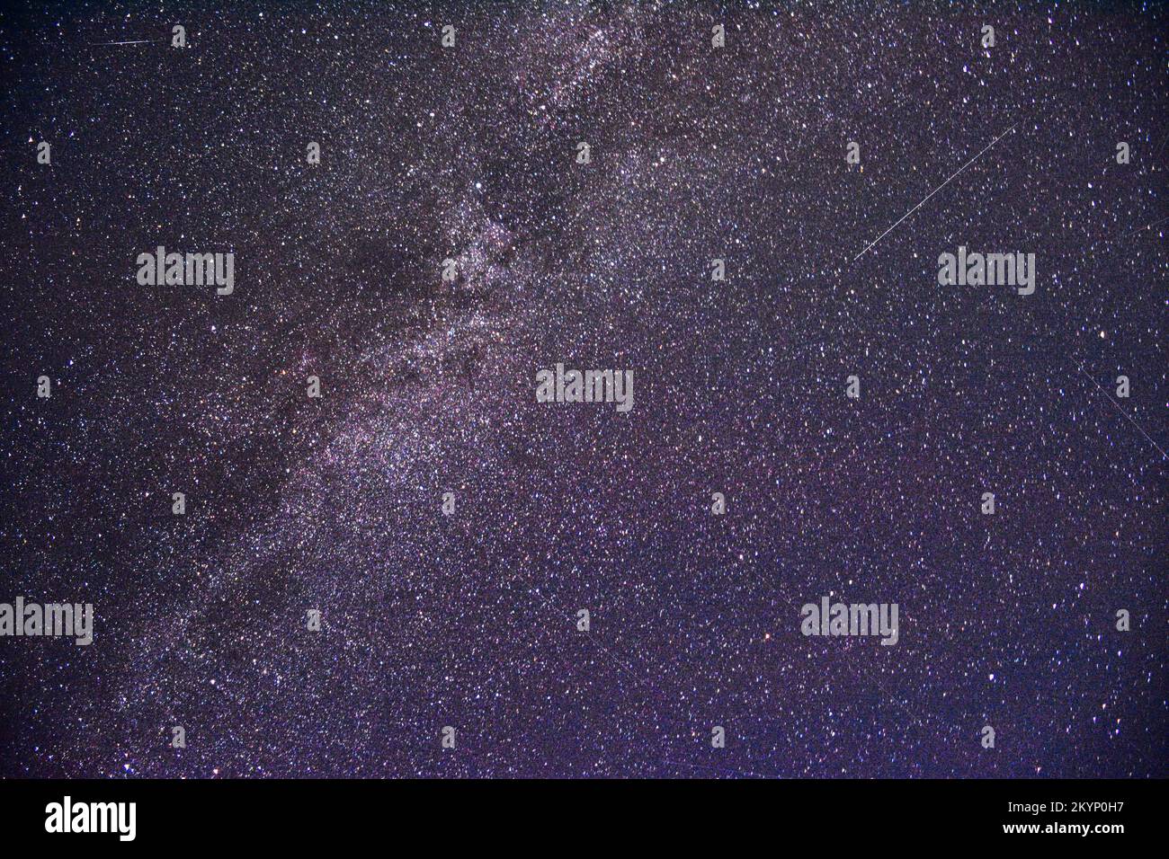 Himmel, Milchstraße, Nacht, Sterne, Planeten, Satelliten, Starlink ...