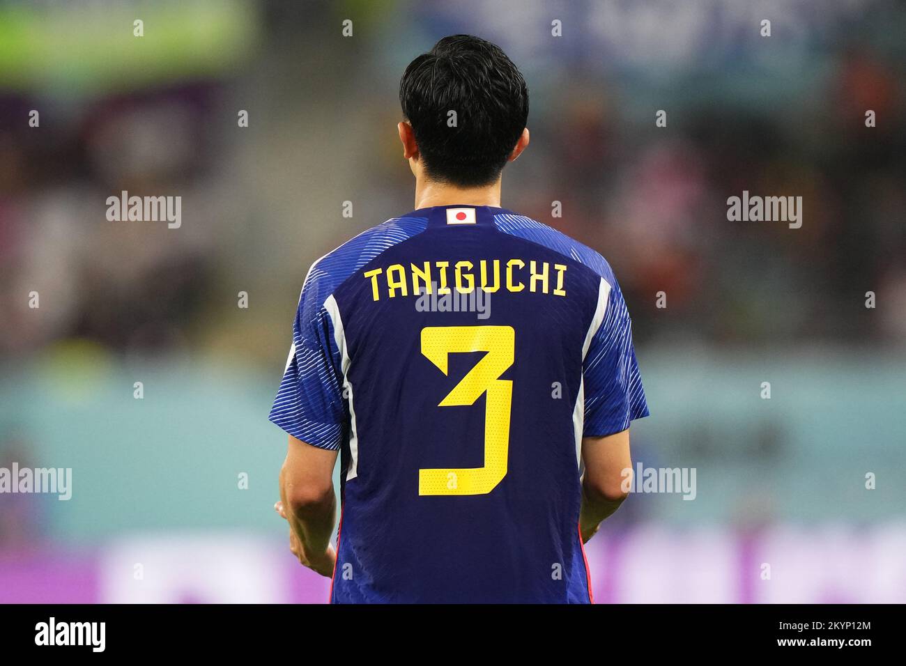 Doha, Qatar, Dec 01, 2022, Shogo Taniguchi of Japan during the FIFA ...