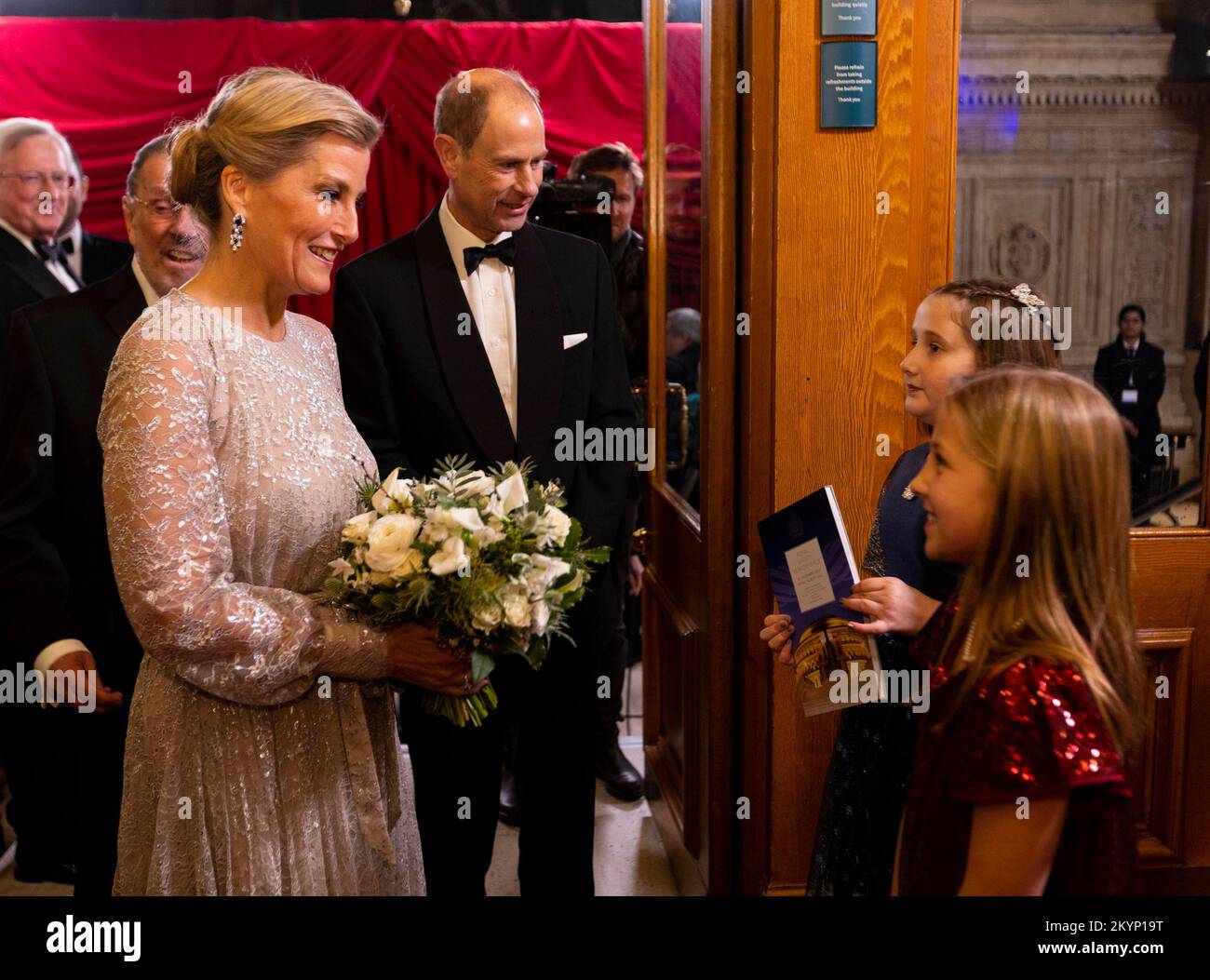 The Earl and Countess of Wessex meet Beatrice Ann Mansfield,10, and ...