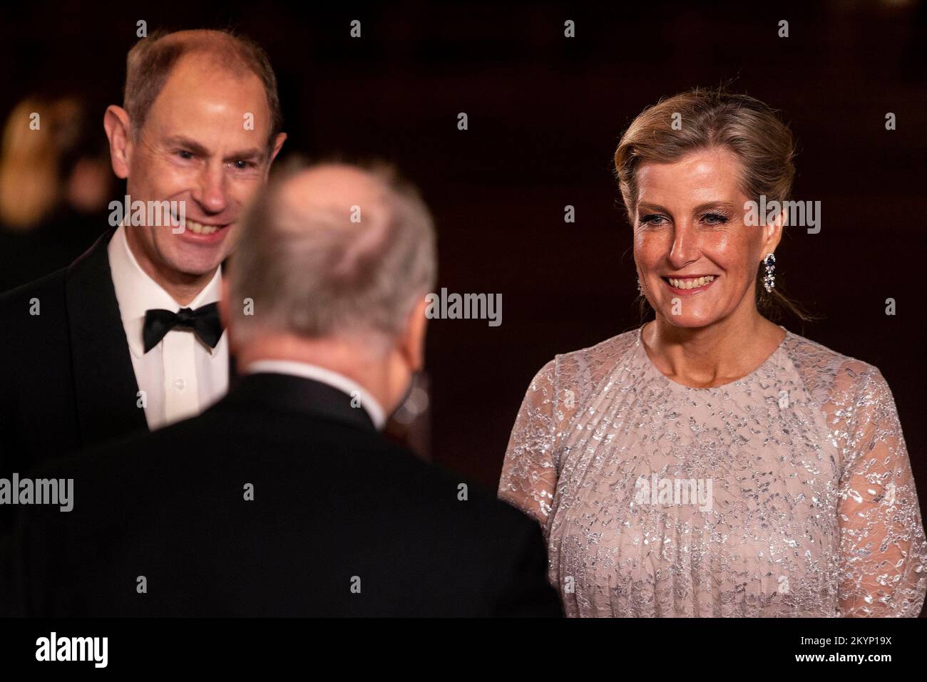 The Earl and Countess of Wessex attend the Royal Variety Performance at ...