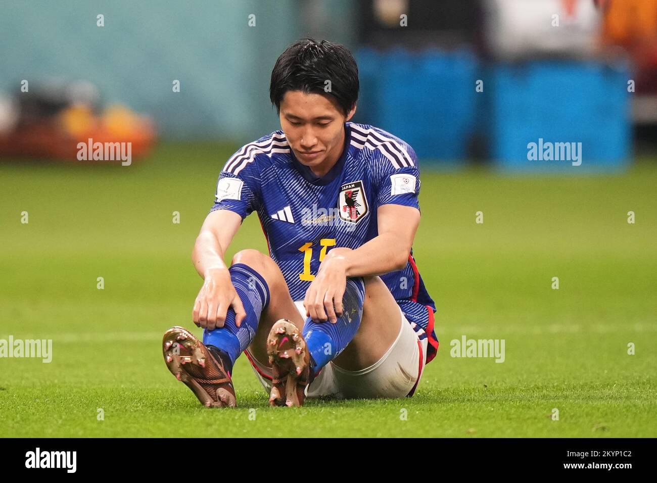 Doha, Qatar, Dec 01, 2022, Daichi Kamada of Japan during the FIFA World ...