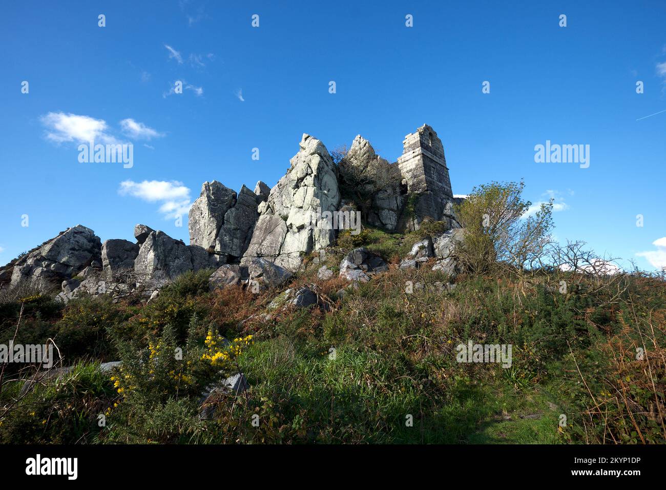 Roche rock hermitage old chapel hi-res stock photography and images - Alamy