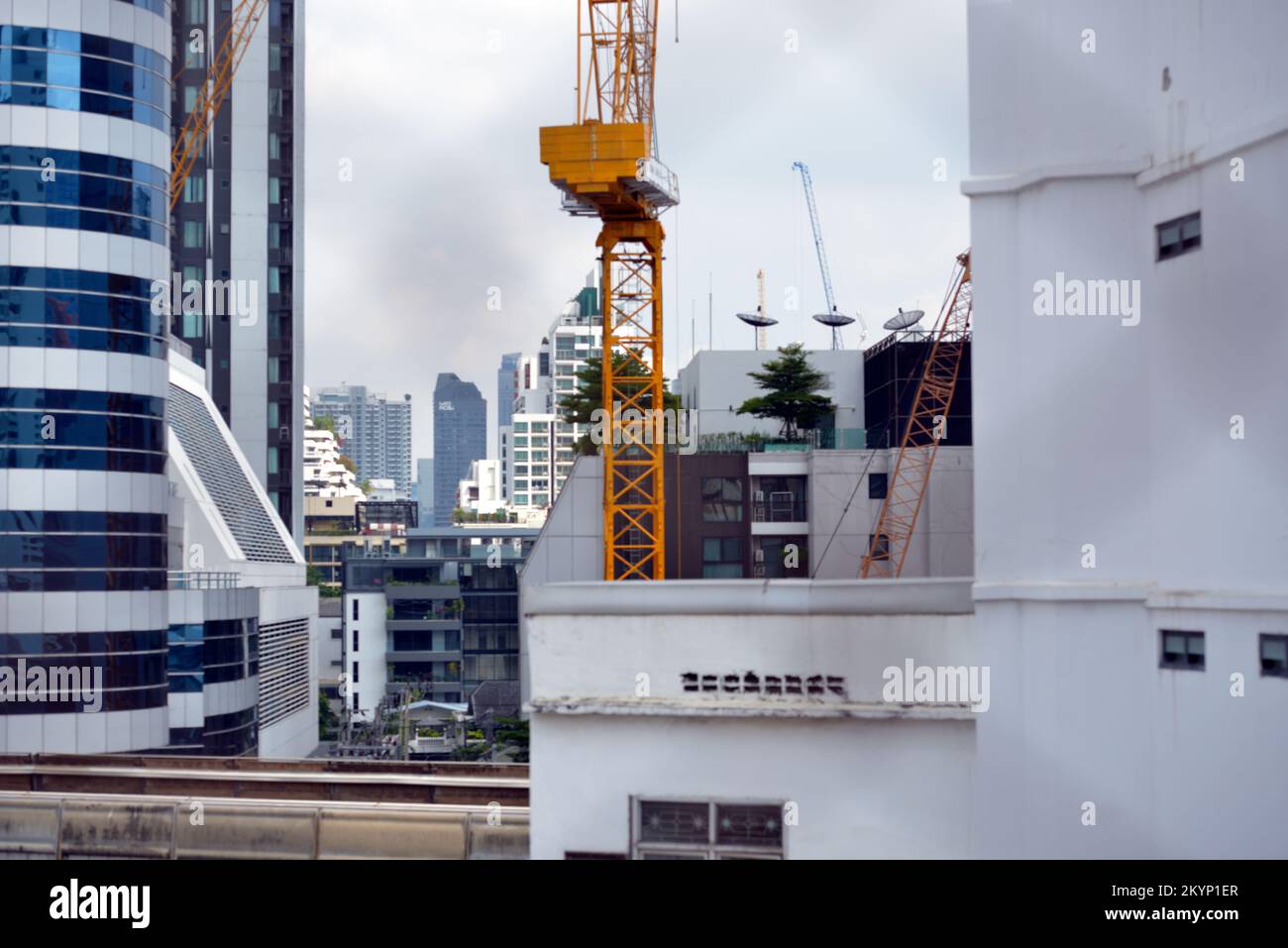 Highrise buildings are a prominent feature of the skyline in central ...