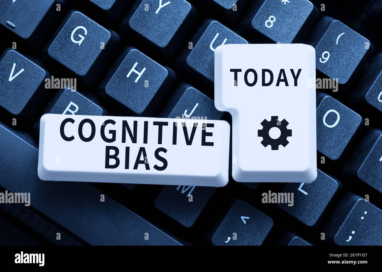 Sign displaying Cognitive Bias. Word for Psychological treatment for ...