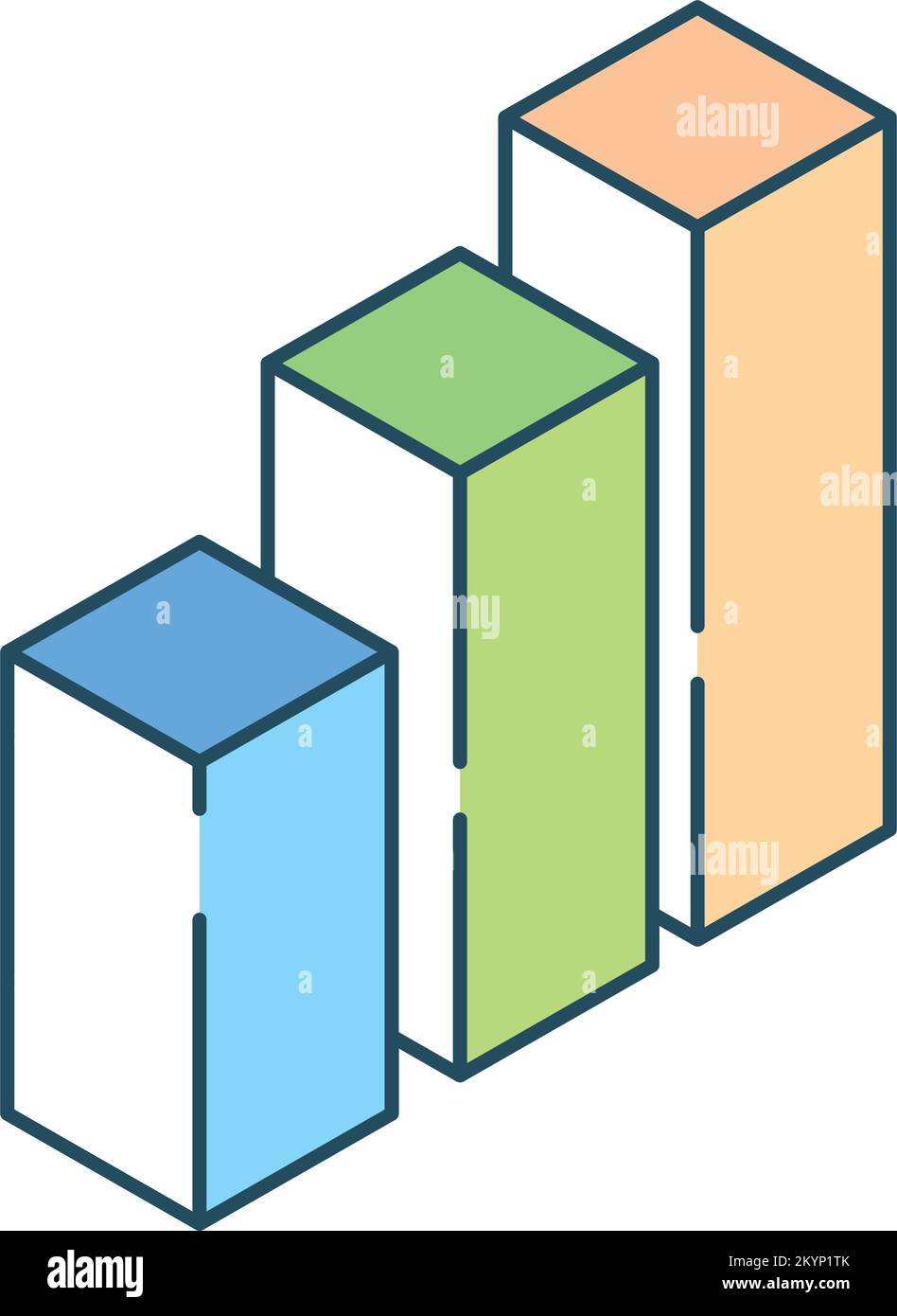 isometric statistics chart Stock Vector Image & Art - Alamy