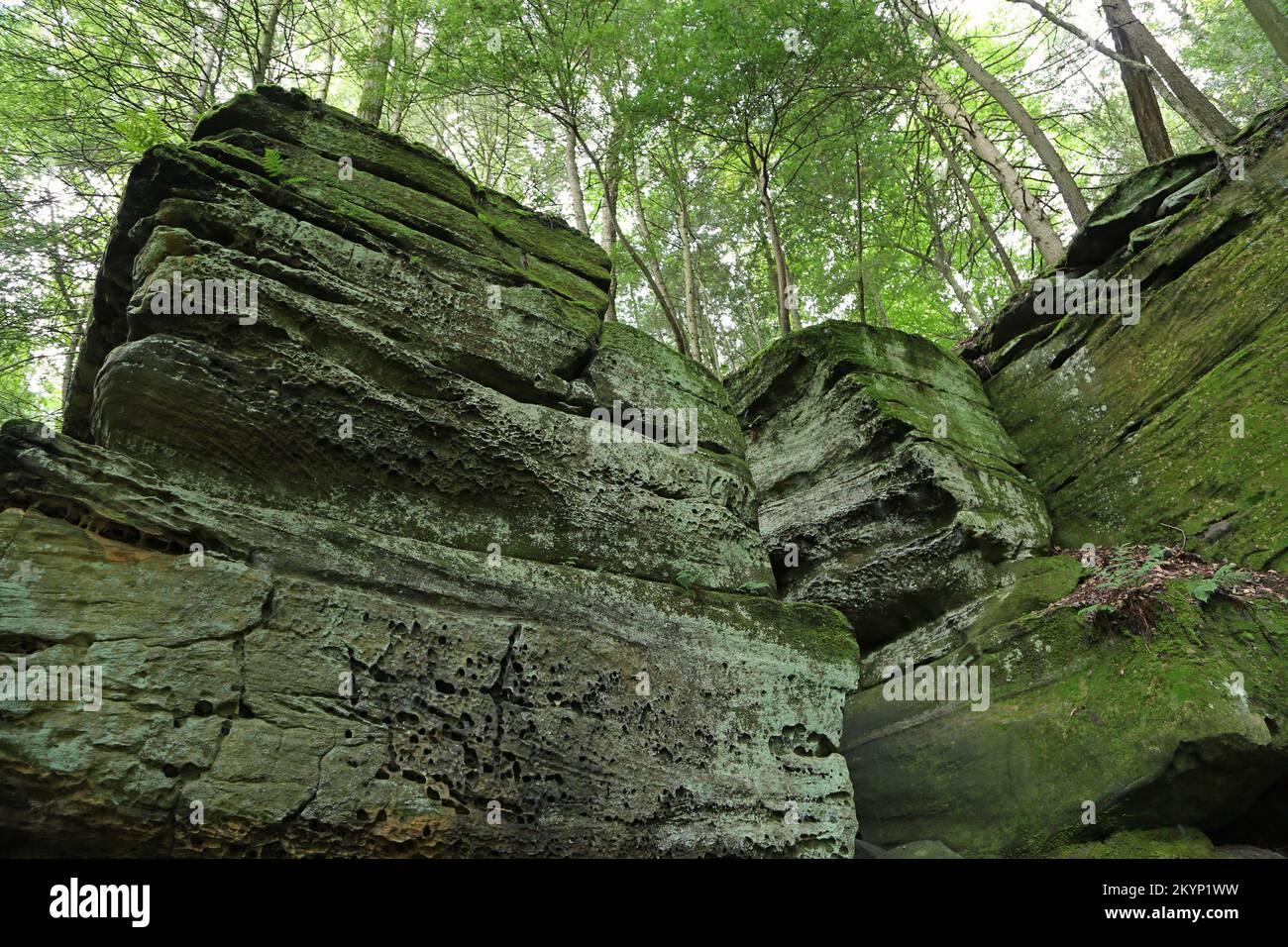 Impressive sandstone formation - Cuyahoga Valley National Park, Ohio ...